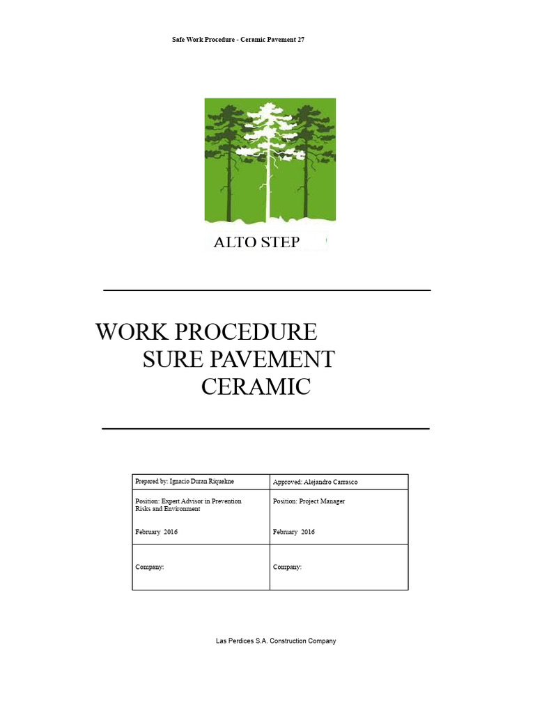PTS-27-Ceramic Pavement Procedure | PDF | Personal Protective Equipment ...
