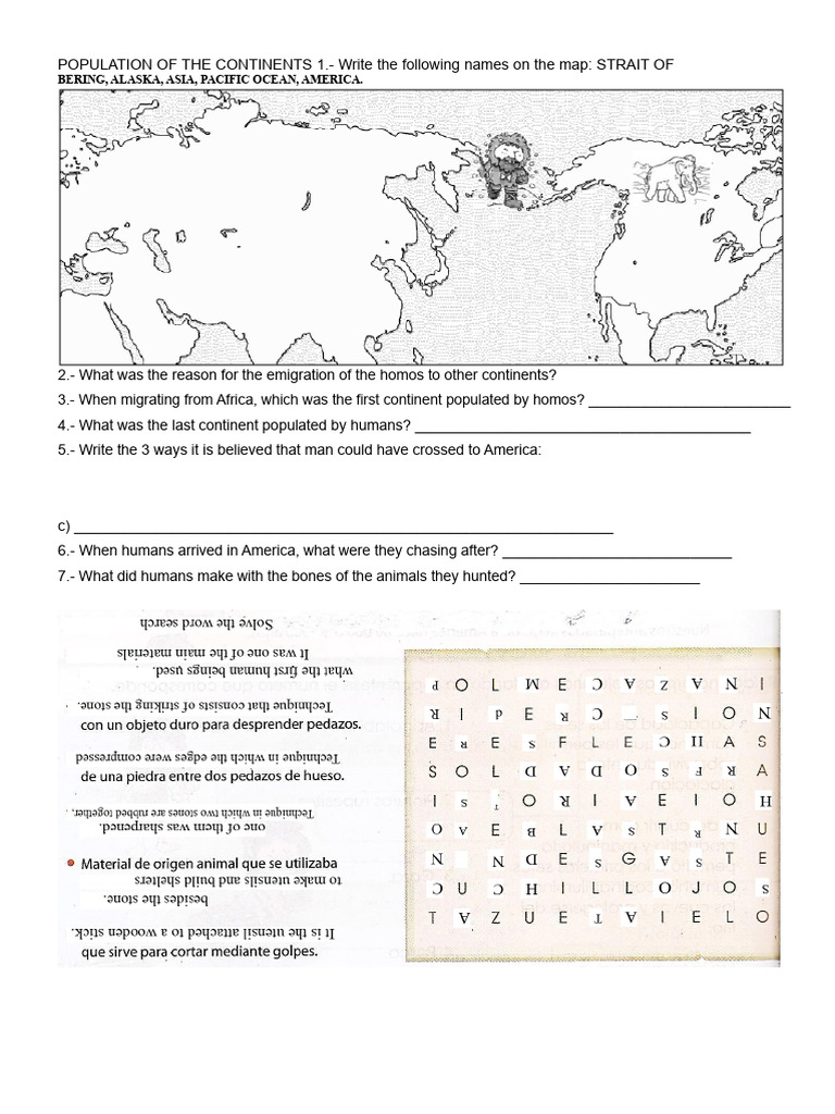 Settlement of The Continents 1 | PDF