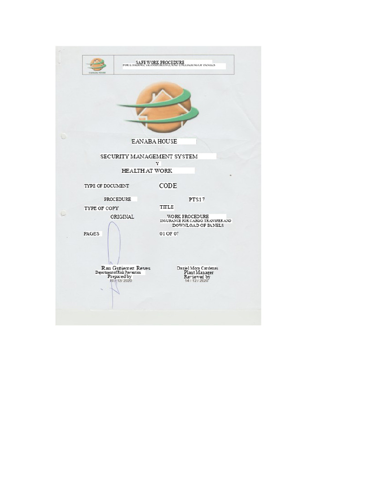 8 - PTS 17 Loading, Transportation, and Unloading of Panels | PDF ...