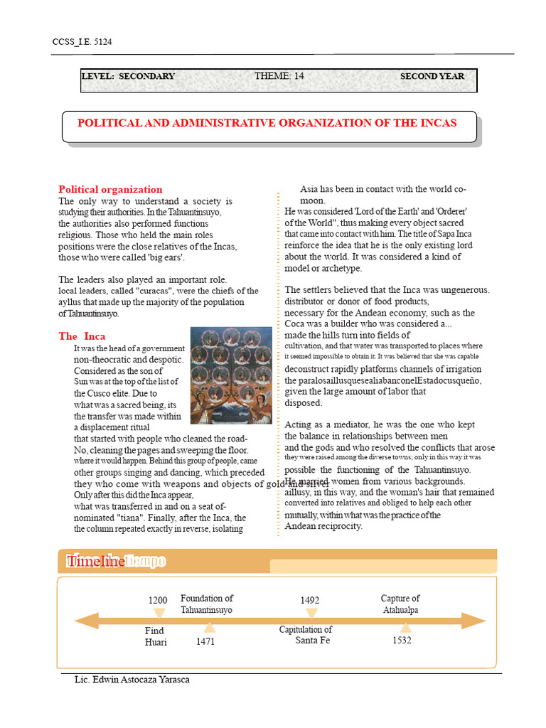 TOPIC 14 Organization-Political-and-Administrative-of-the-Incas-for 2nd ...