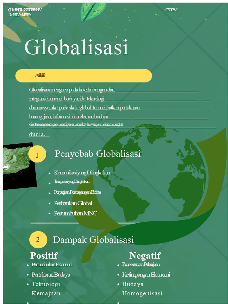 Infografis Globalisasi | PDF