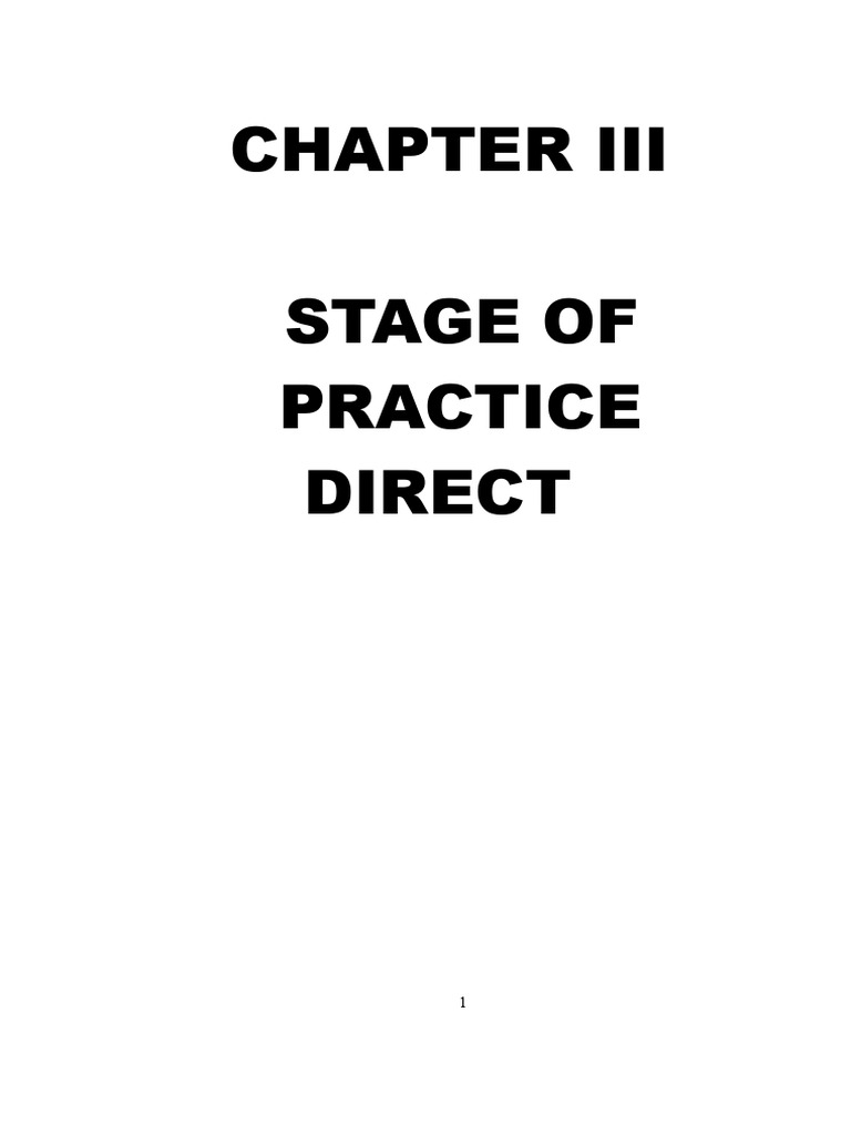 Chapter Iii Direct Practice Administrative Practice | PDF