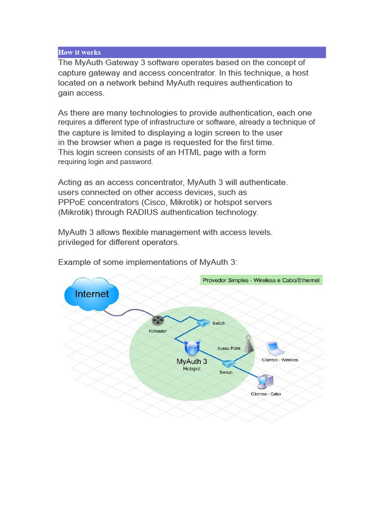MyAuth® Gateway 3 Manual | PDF | Radius | Ip Address