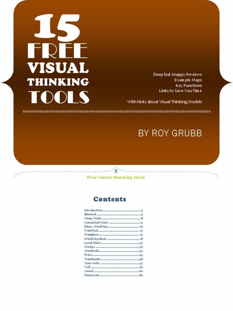 15 Free Visual Thinking Tools | PDF | Portable Document Format | Hyperlink