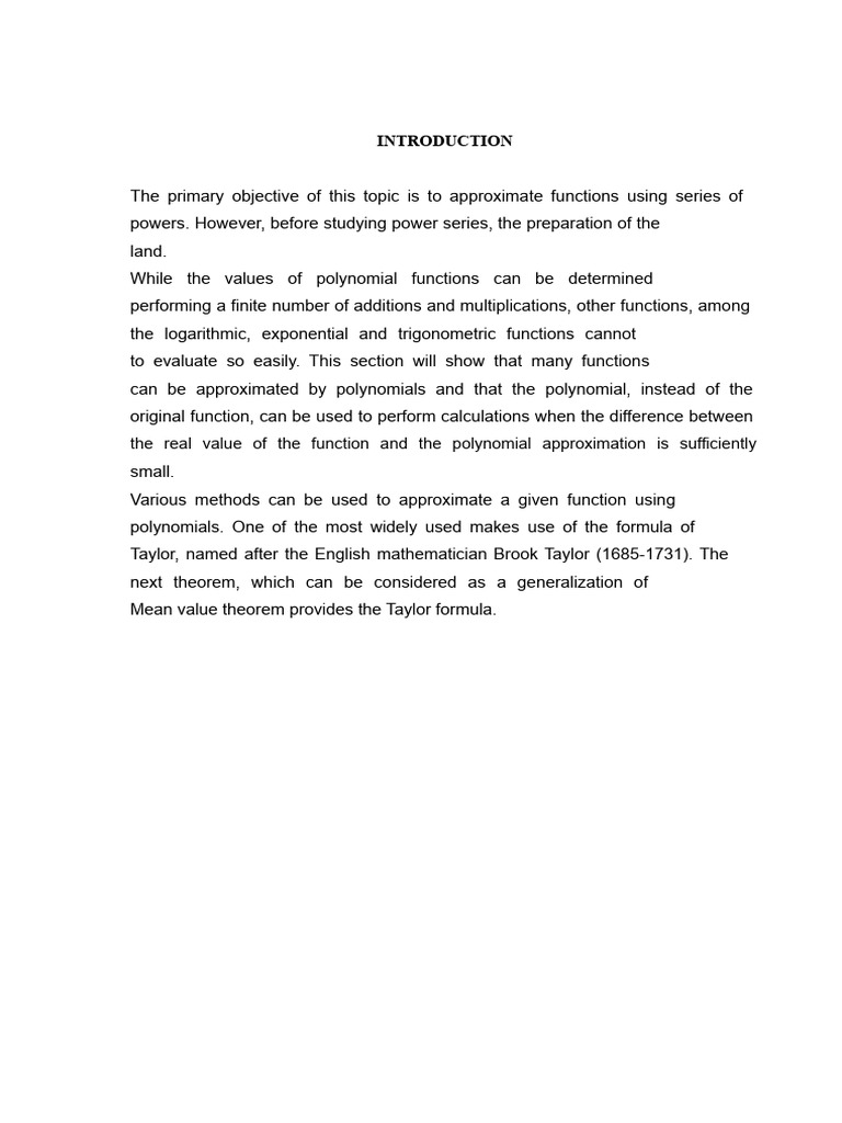 Simple Polynomial Approximation. | PDF | Interpolation | Function ...