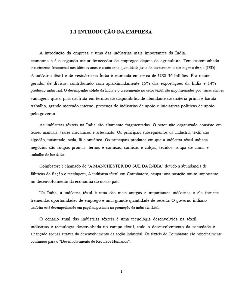 projeto têxtil | PDF | Industria têxtil | Fiação (têxtil)
