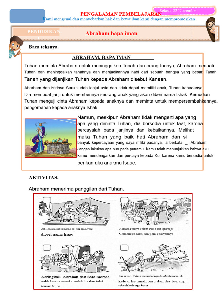 Abraham: Bapa Iman dan Pengorbanan | PDF
