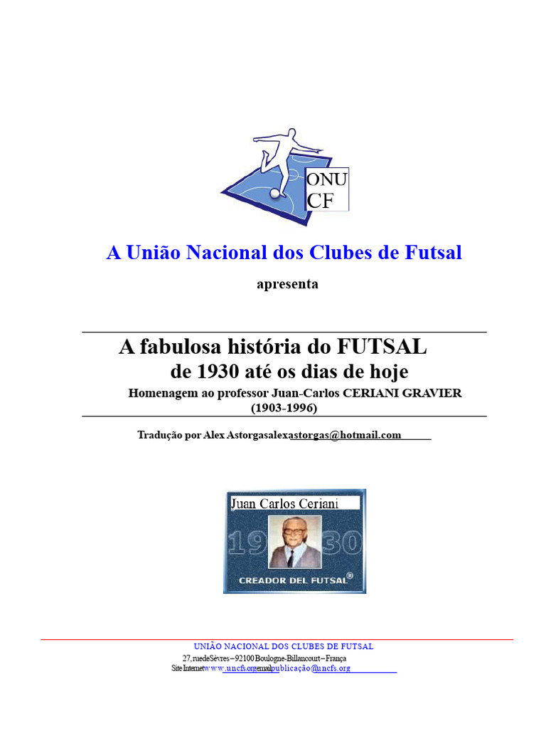 História do Futsal: Origens e Desenvolvimento | PDF | YMCA | Futebol