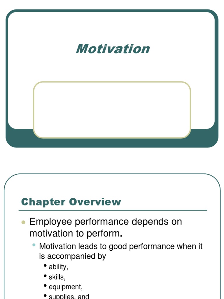 Understanding Employee Motivation: A Comprehensive Overview of Leading ...