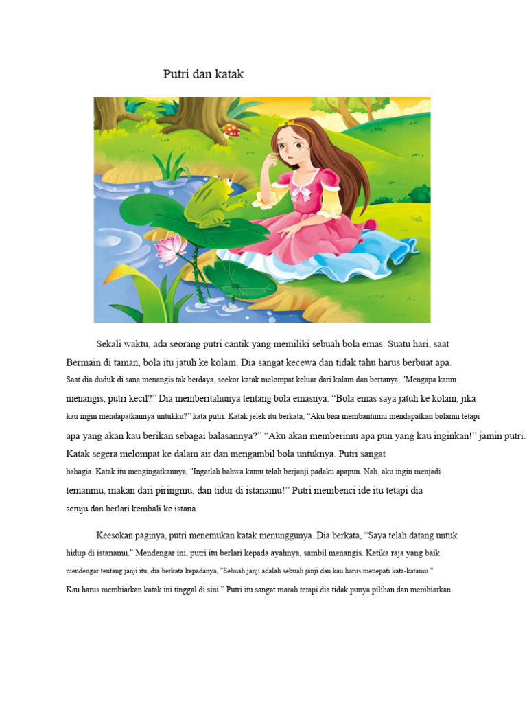 Putri Dan Katak | PDF