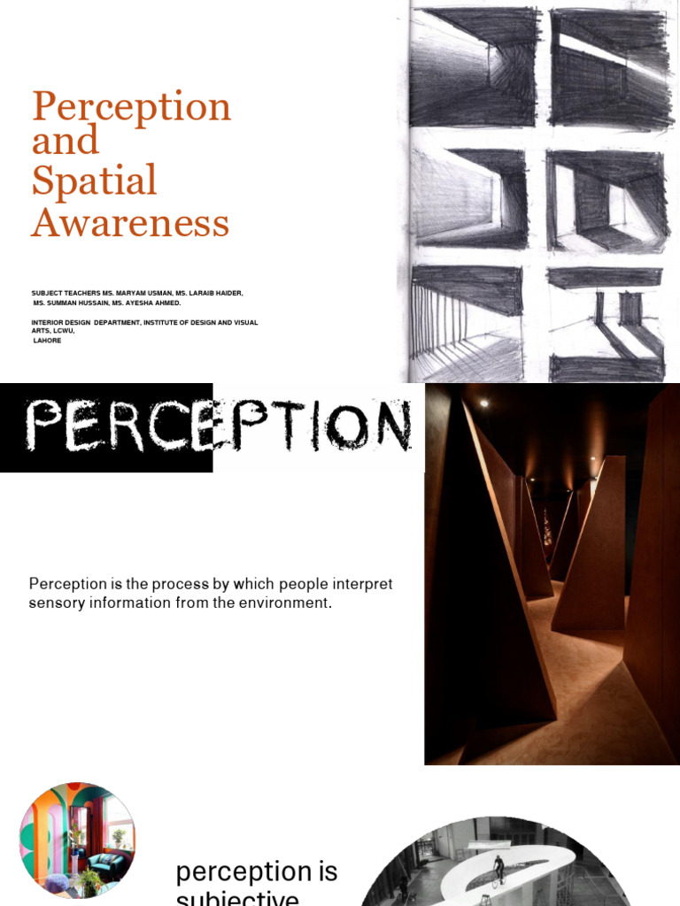 Perception and Spacial Awareness | PDF | Perception | Space