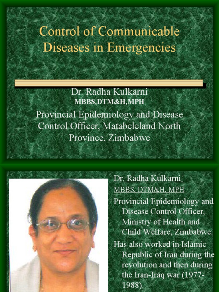 Control of Communicable Diseases | Download Free PDF | Preventive ...