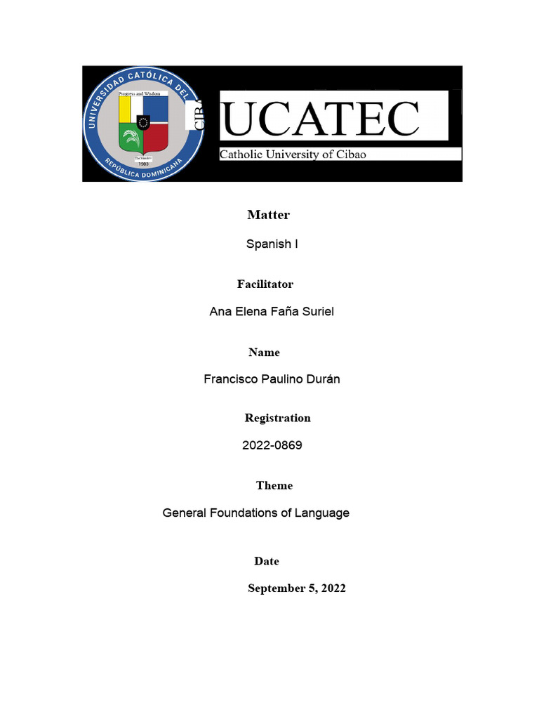 General Foundations of Language | PDF | Communication | Linguistics