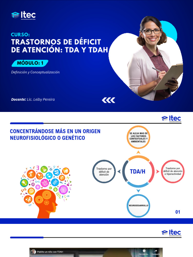 Definición de TDA y TDAH: Conceptos Clave | PDF | Desorden hiperactivo ...