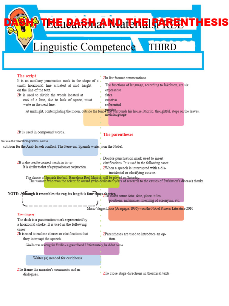 The-Hyphen-the-Dash-and-the-Parenthesis-For-Third-Year-of-Secondary ...