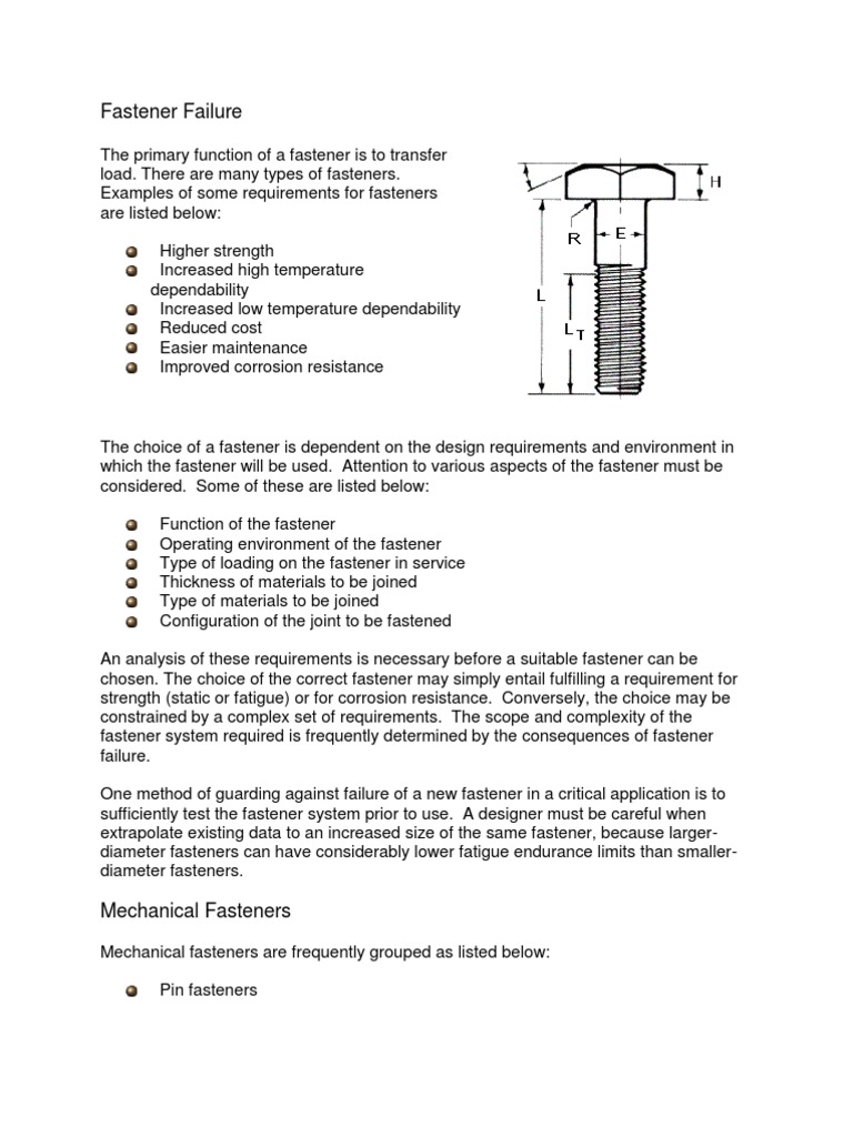 Fastener Failure | PDF | Home & Garden