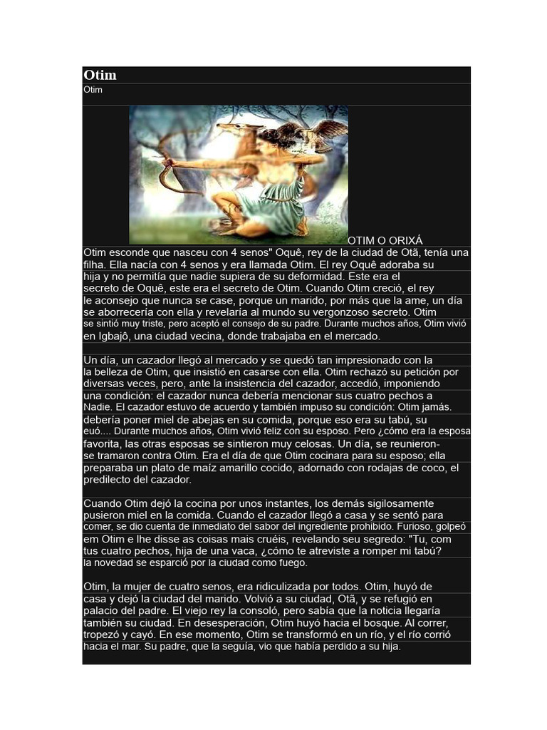 Otim | PDF | Caza