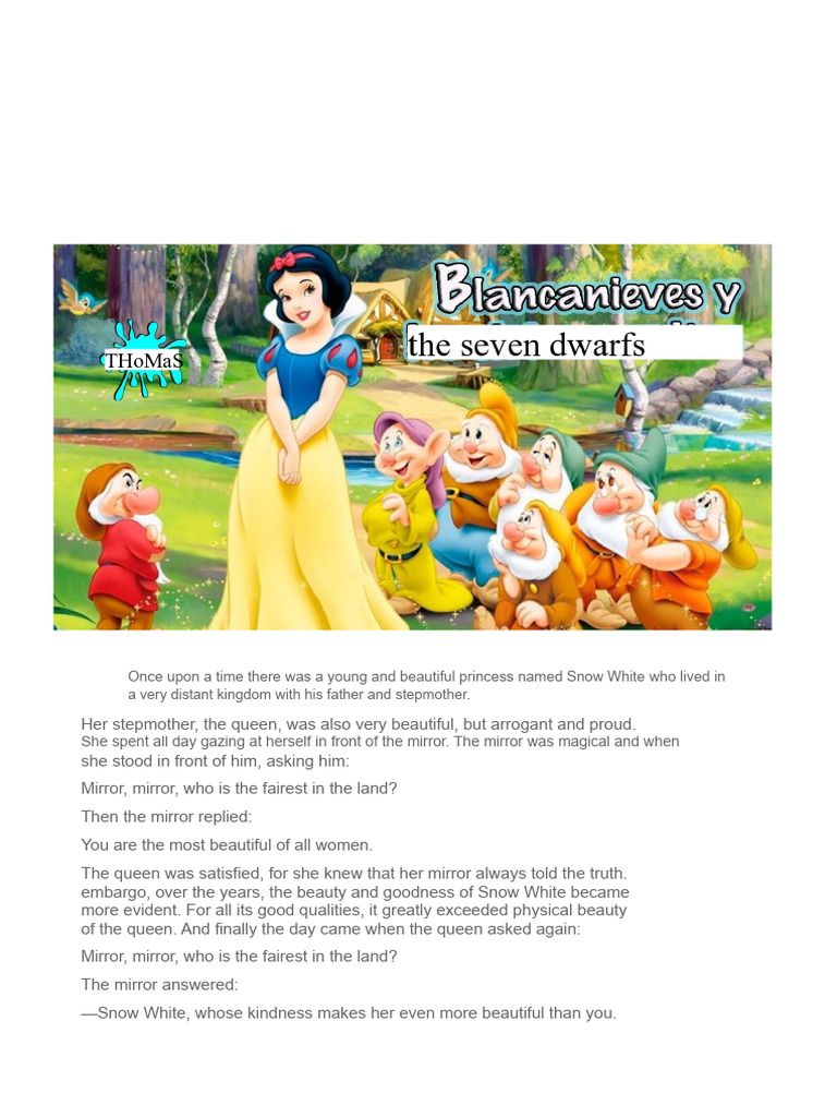 Young Snow White's Enchanted Tale | PDF | Snow White | Folklore