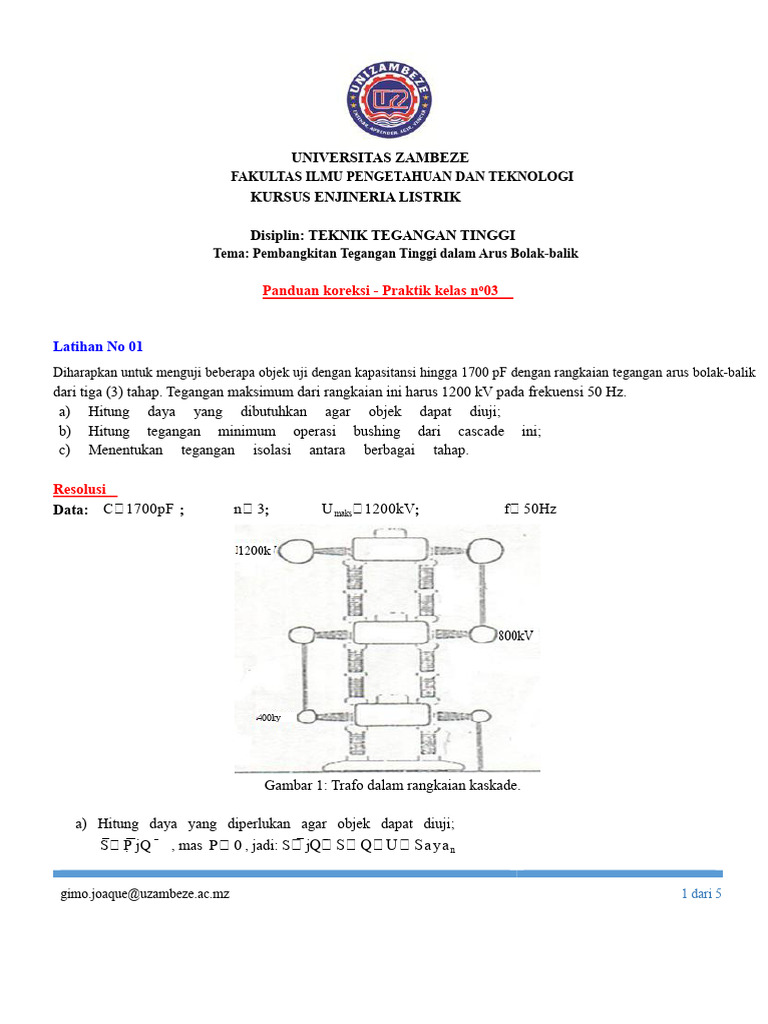 Panduan Koreksi - Lembar Praktik 03 TEAT UZ | PDF