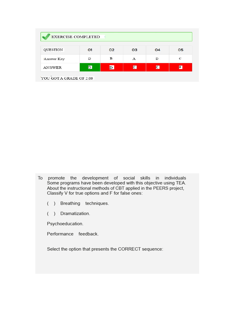 ACTIVITIES WITH ANSWER KEY FOR ASD | PDF | Autism | Mental Disorder