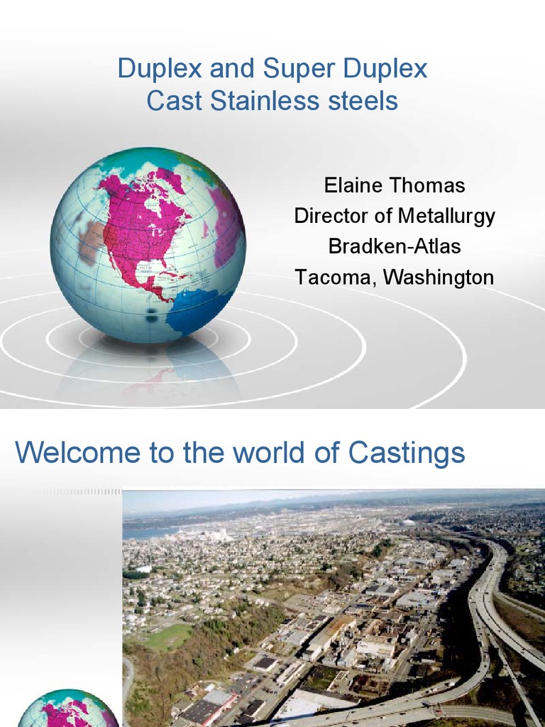 No 6 - Duplex and Super Duplex Cast Stainless Steels | PDF | Stainless ...