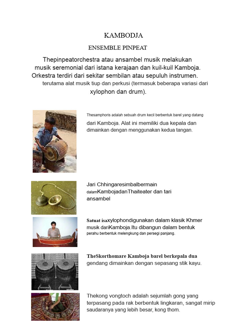 Pinpeat Ensemble | PDF