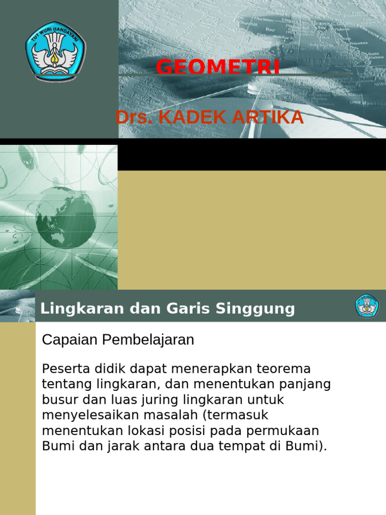 Panjang Busur Dan Luas Juring Rev | PDF