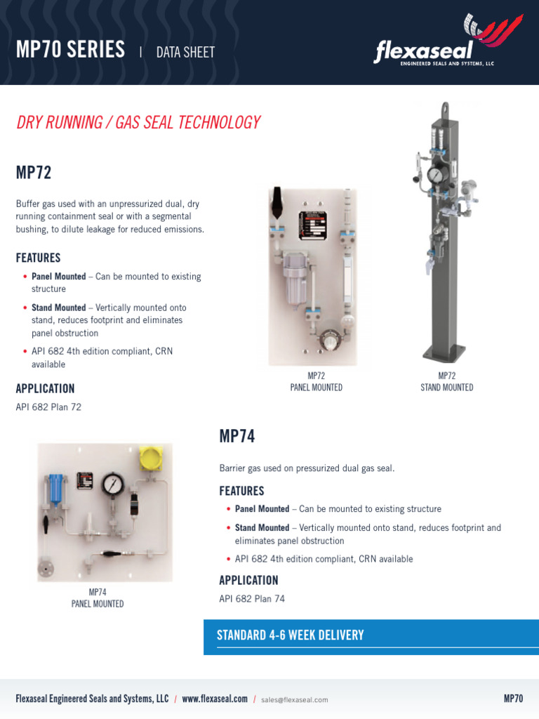 Compressor Dry Gas Seal Systems | PDF | Energy Technology | Mechanical ...