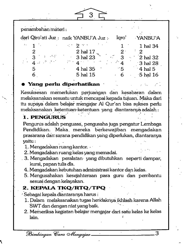 Yanbua Untuk Guru | PDF