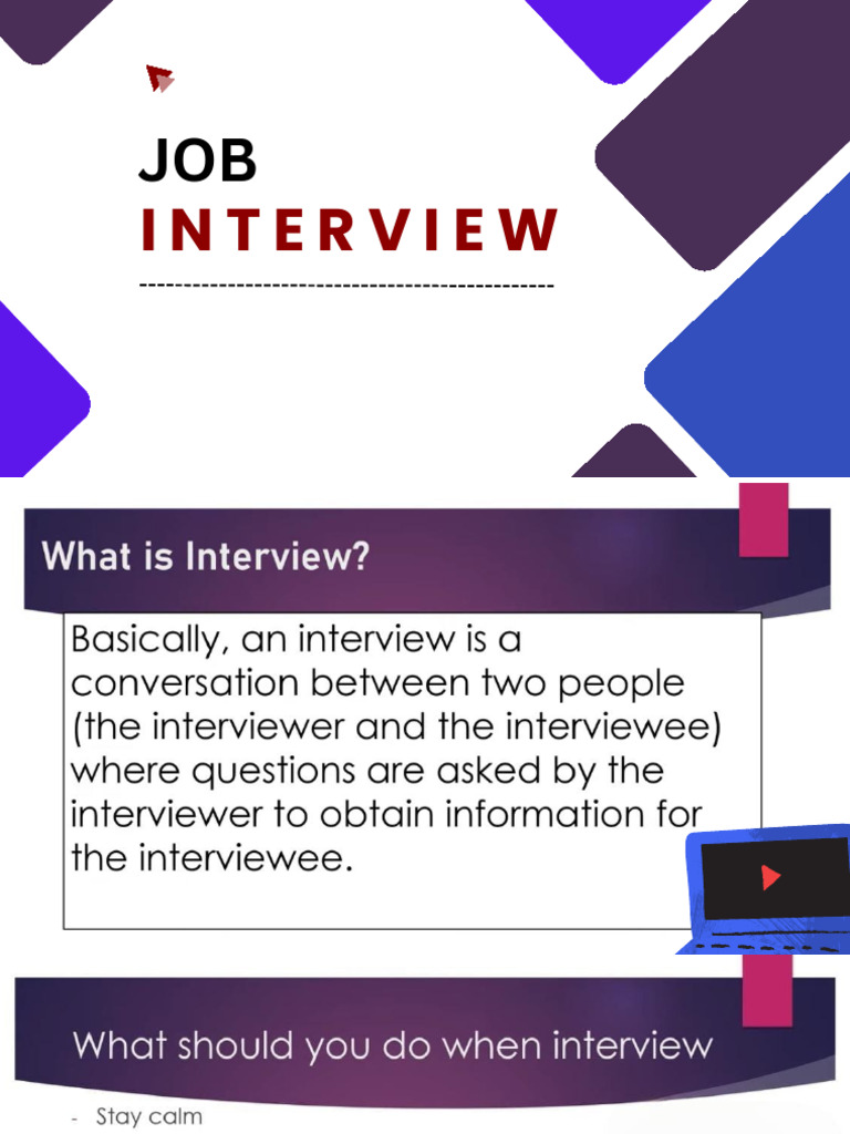 Job Interview | PDF