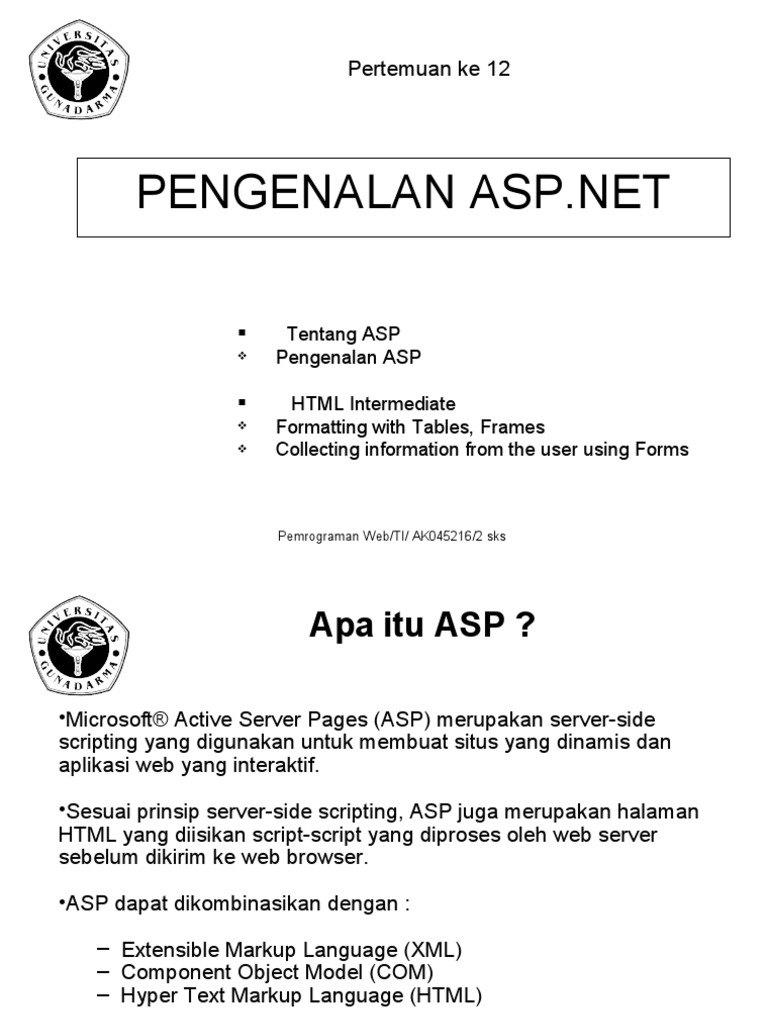 ASP Net | PDF | Komputer