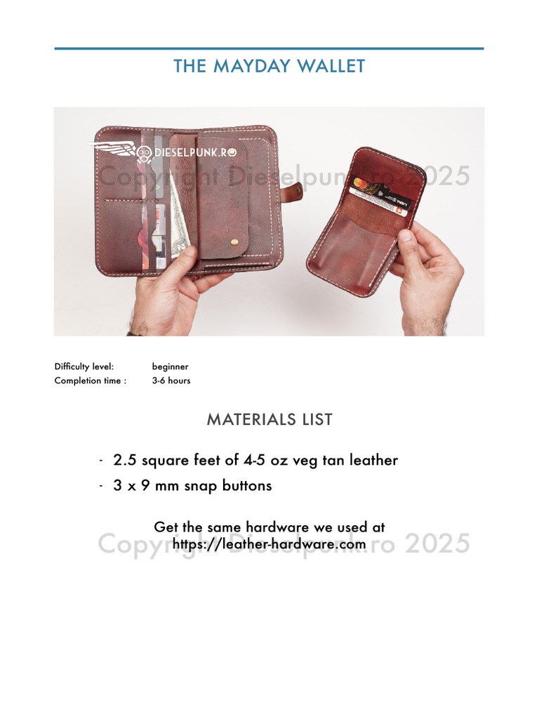 2 Wallets Assembly Instructions and Patterns YT - 5235734497269411016 ...