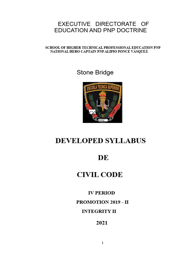 Civil Code Ets Pnp Pte Piedra | PDF | Domicile (Law) | Justice