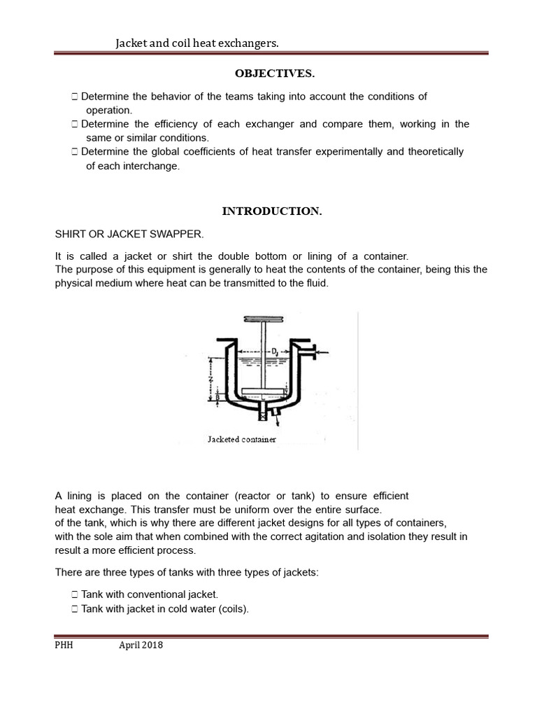 Jacket vs. Coil Heat Exchangers Explained | PDF | Heat Exchanger ...