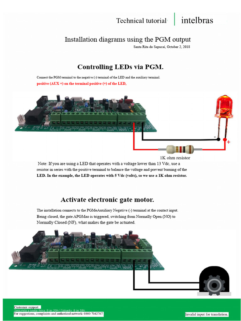 Tutorial On Setting Up Wiring Diagrams With PGM Outputs | PDF | Relay ...