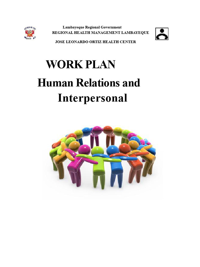 Human Relations Workshop Plan - CLAS JLO | PDF | Job Satisfaction ...