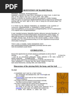 Basketball Math: Dimensions & Stats | PDF | Area