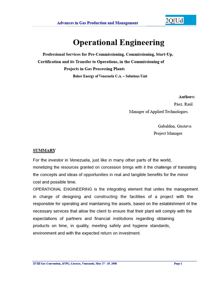Precommissioning and Commissioning | PDF | Pump | Engines