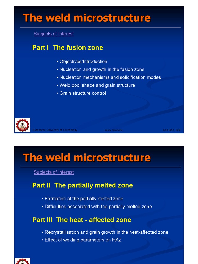 04 Weld Micro Structure 01 | PDF | Crystallite | Welding