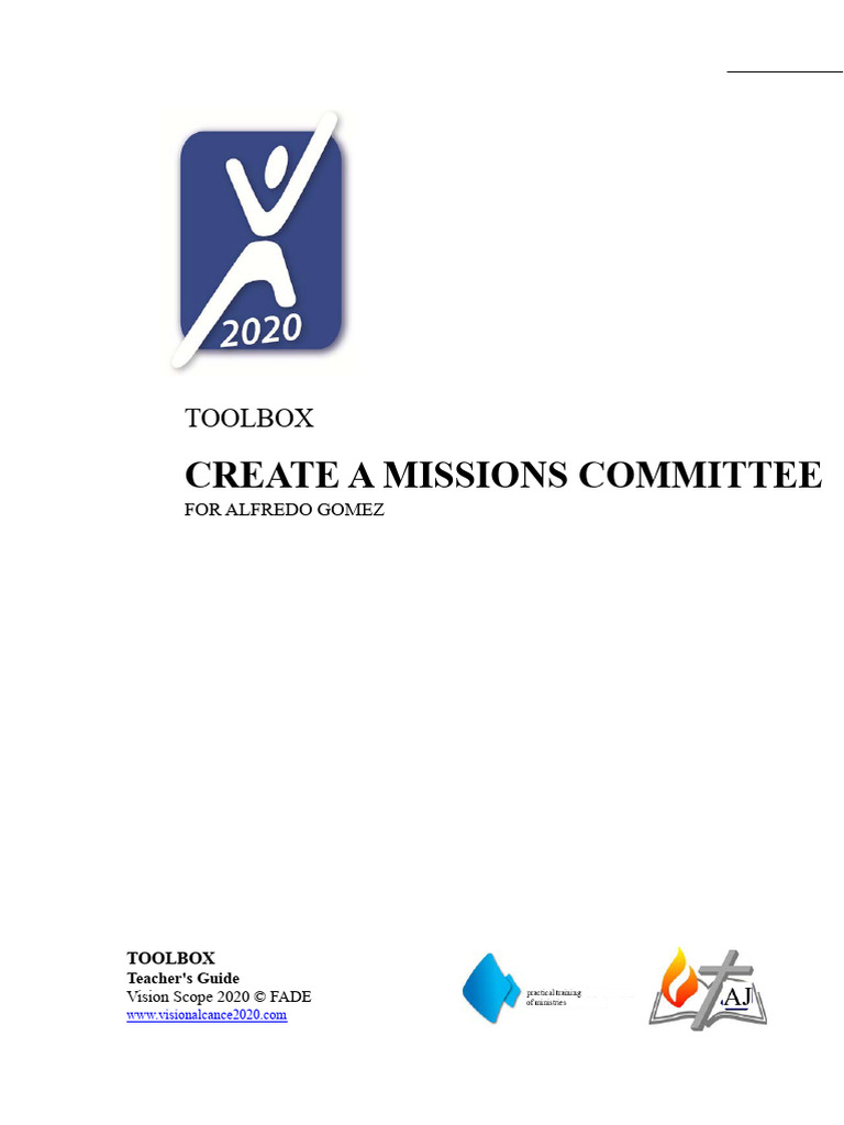 Create A Committee of Missions PDF | PDF | Prayer | Intercession