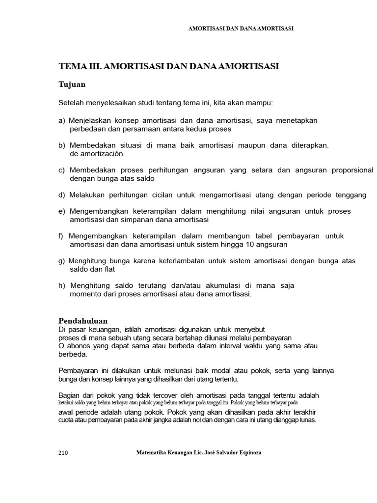 AMORTISASI | PDF