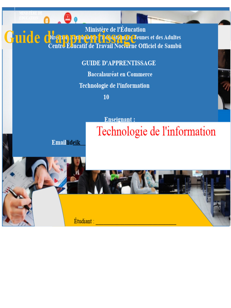 Technologie de L'informatique 10 | PDF | Disque dur | Mémoire (informatique)
