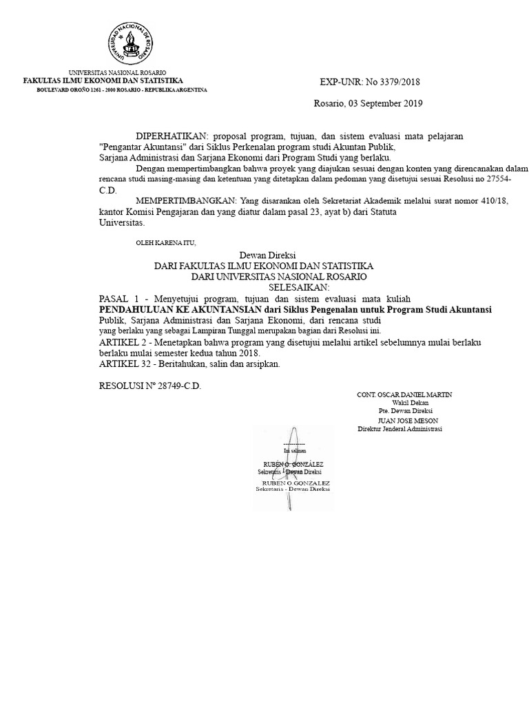 Program Pengantar Akuntansi UNR | PDF