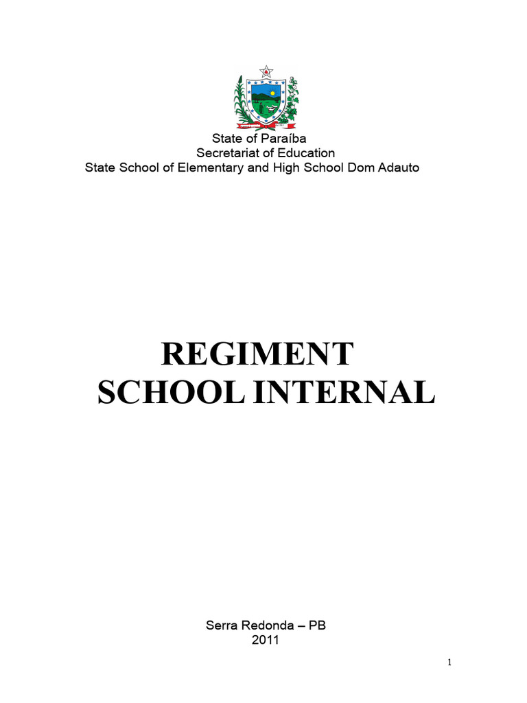 School Internal Regulations ABNT | PDF | Curriculum | Teachers