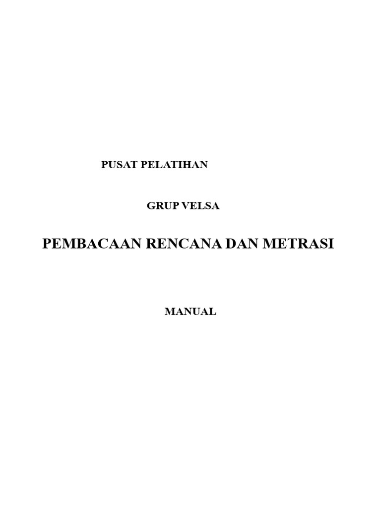 Membaca Denah Dan Pengukuran Dalam Bangunan | PDF