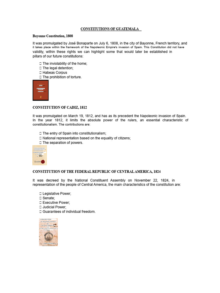 Constitutions of Guatemala | PDF | Constitution | Political Charters