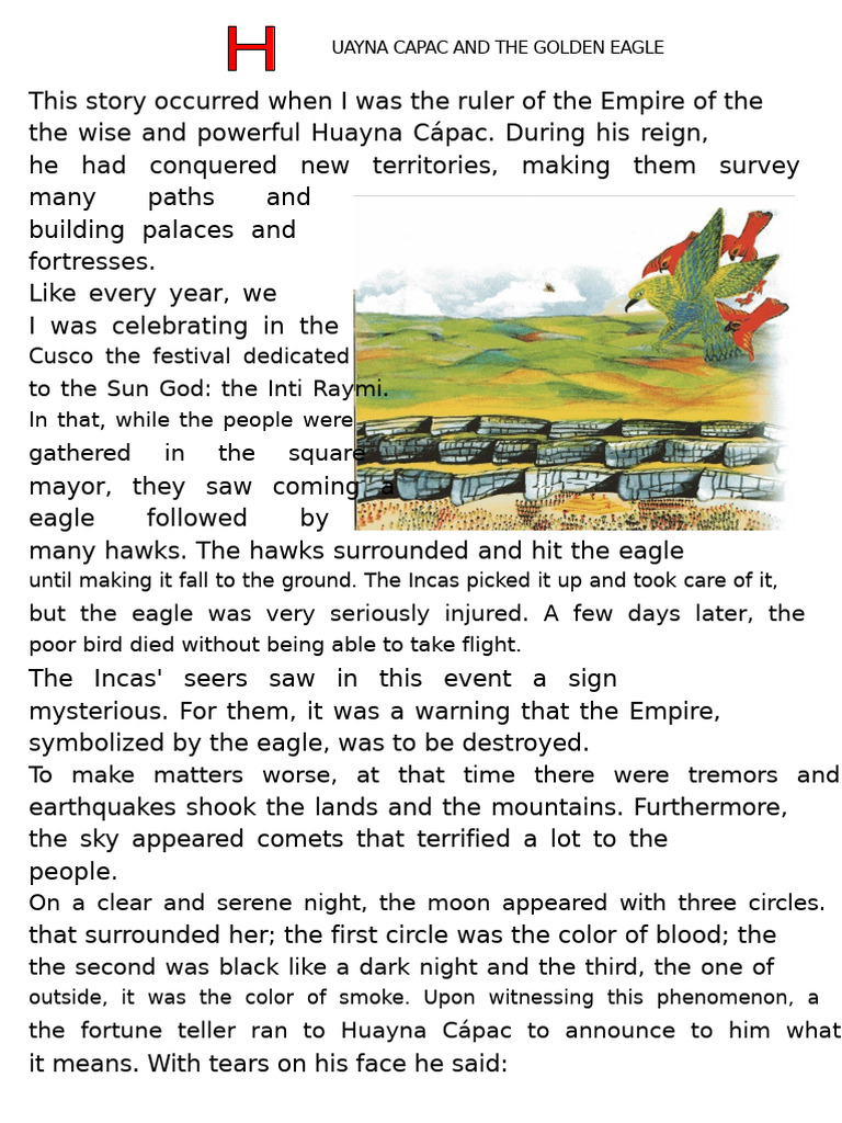 Huayna Capac and The Golden Eagle | PDF | Inca Empire