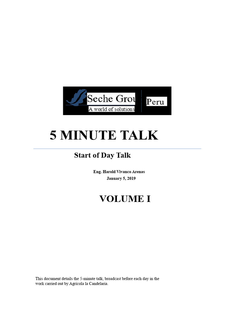 SFM Mutual Insurance Safety Talks | PDF | Dehydration