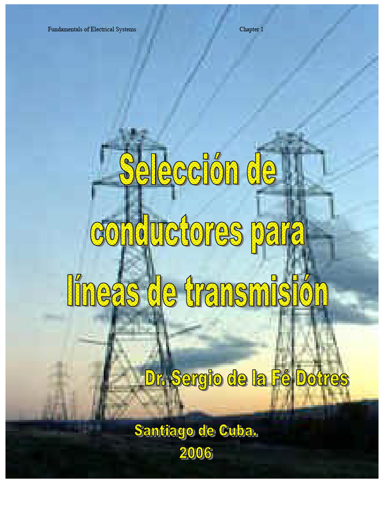 Chapter 3 - Selection - of - Conductors - For - Transmission - Lines | PDF | Electrical ...