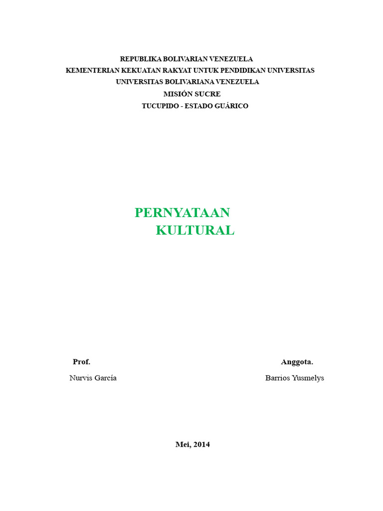 Elemen dan Sejarah Teater Venezuela | PDF